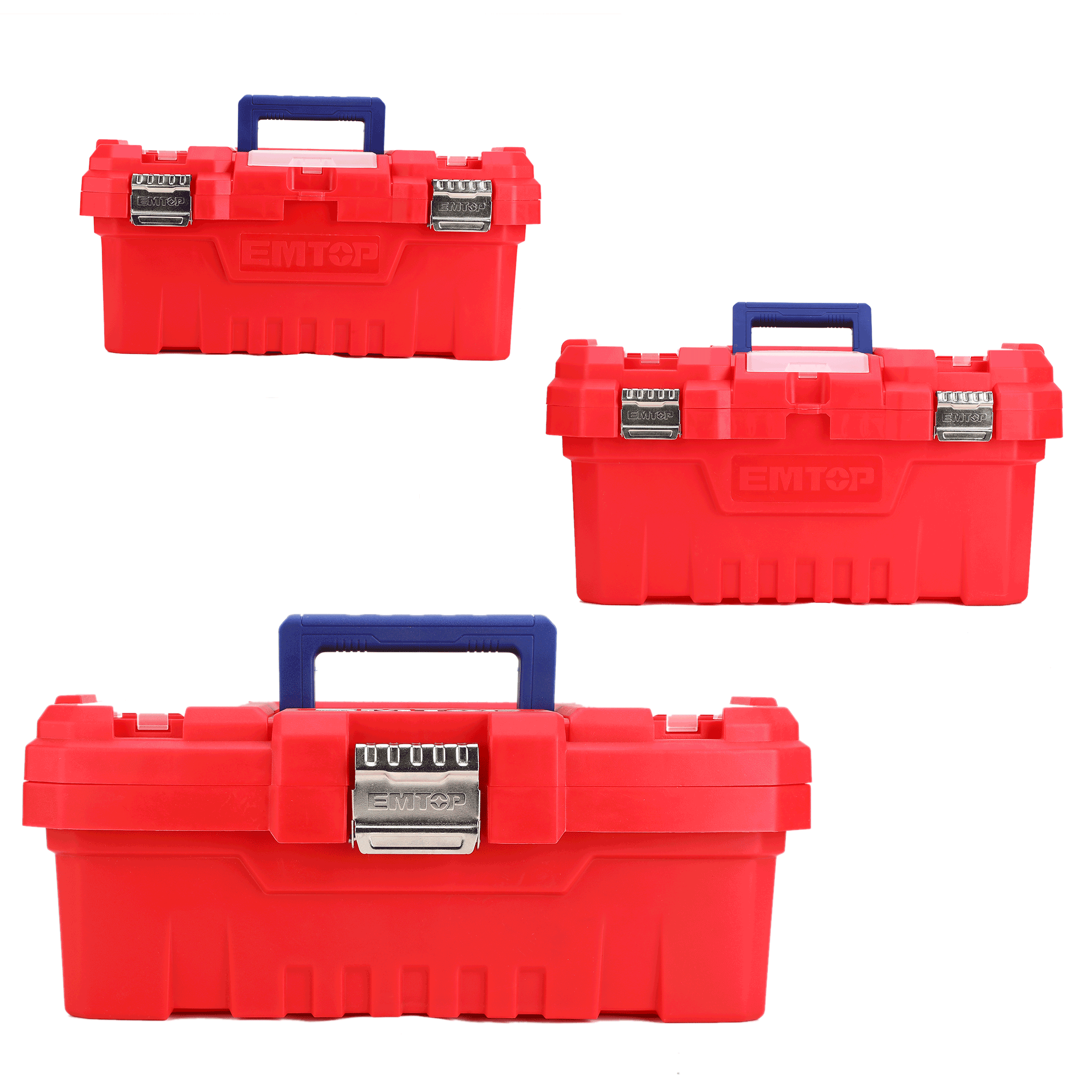 3 Plastic Tool Boxes Set - EPBXK0302